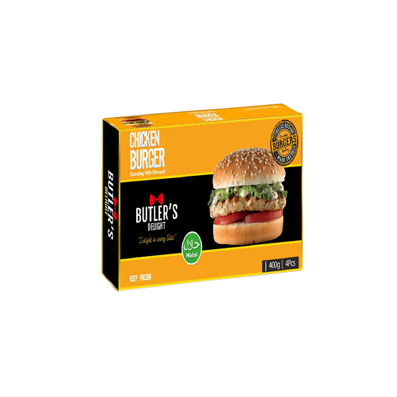Butler's Delight Chicken Burger 400g || Crystal Frozen and Chilled ...